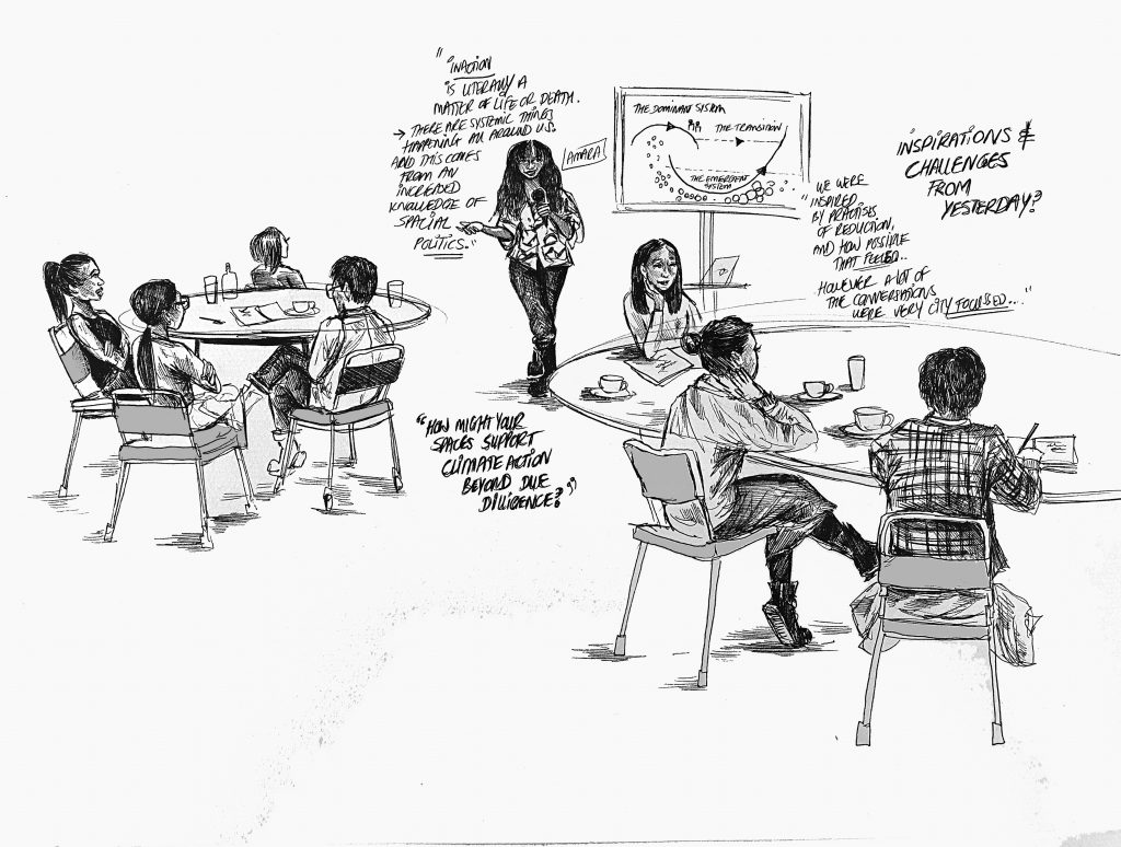 CCAA - visual scribe - @jasmineshaniceart11 - Whitechapel Gallery