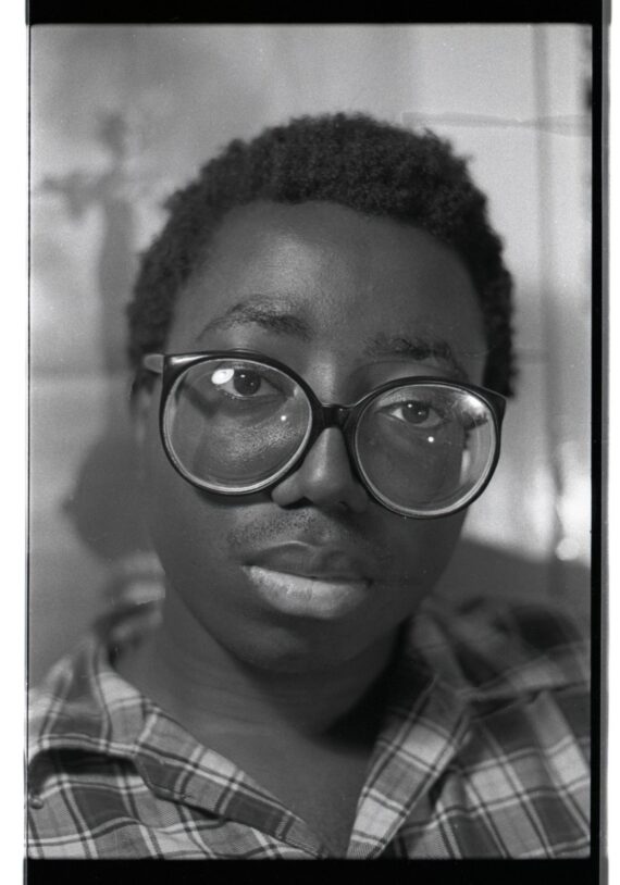 16. Portrait of Donald Rodney processed in the home darkroom ...