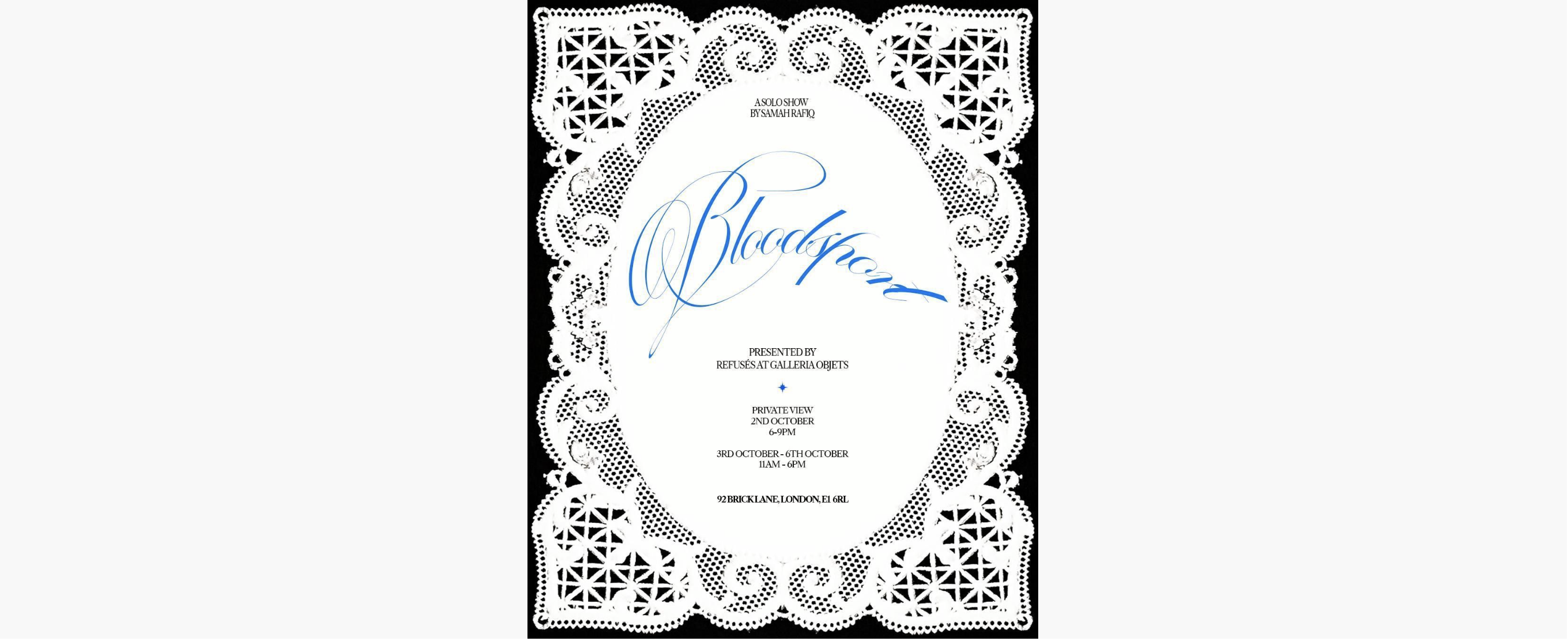 First Thursdays- Bloodsport at Galleria Objects